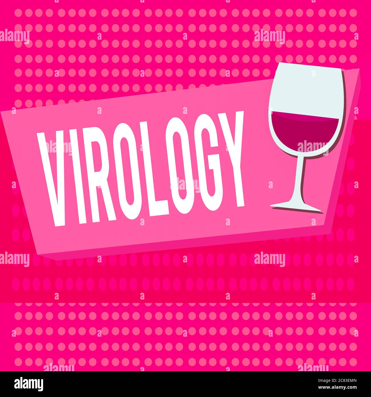 Text sign showing Virology. Business photo text branch of science ...