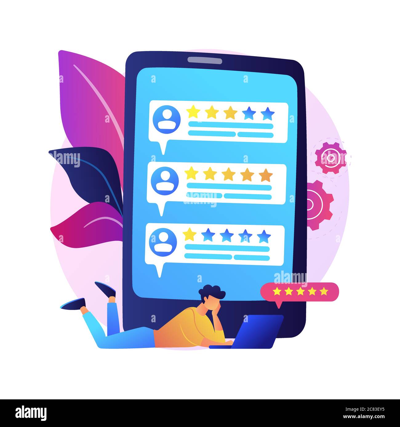 Rating site vector concept metaphor Stock Vector Image & Art - Alamy