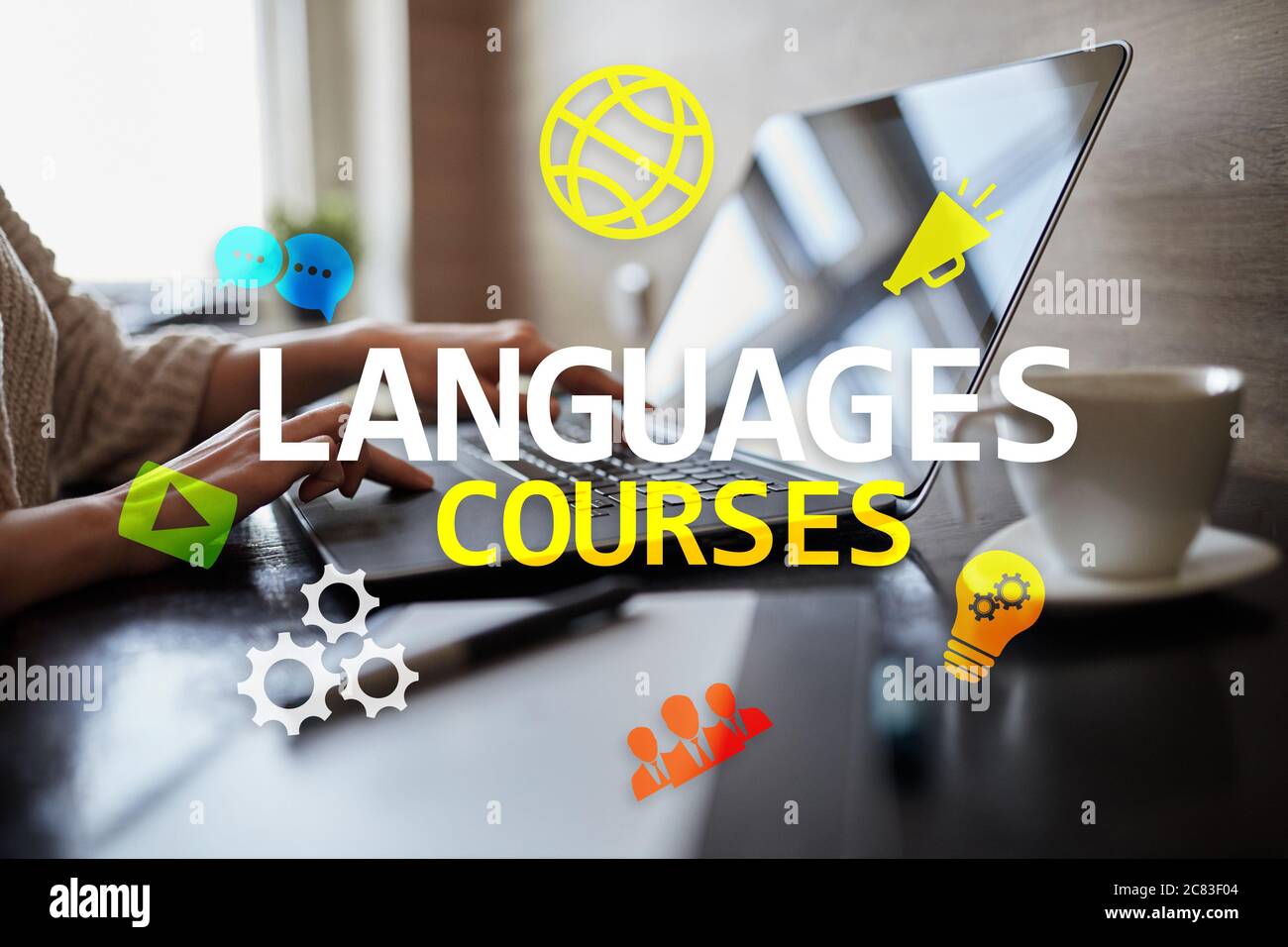 Finger language icon hi-res stock photography and images - Alamy