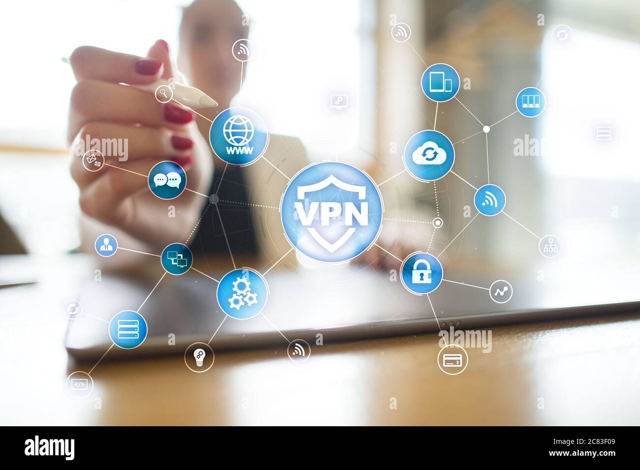 Virtual private network hi-res stock photography and images - Alamy