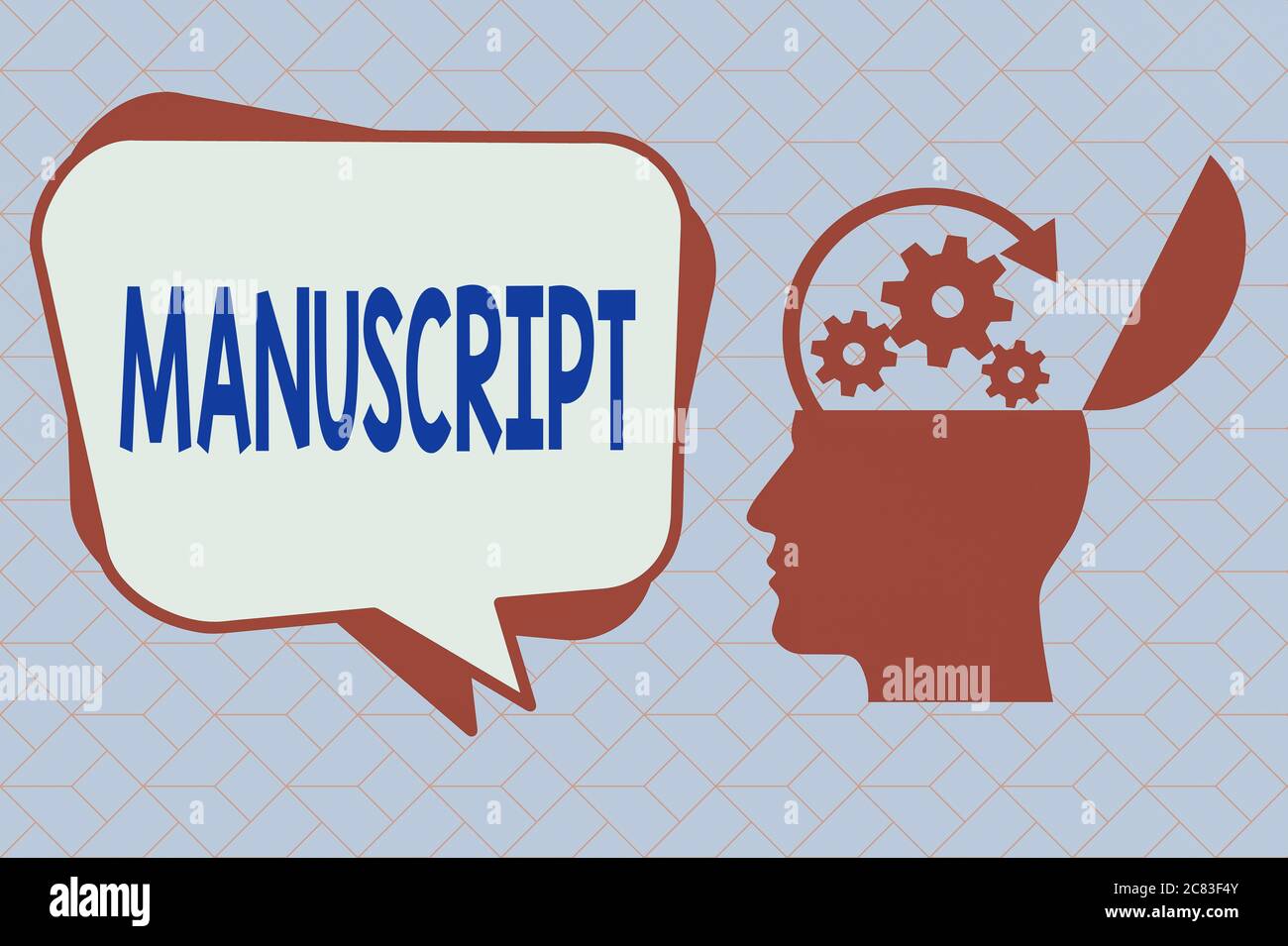 Text sign showing Manuscript. Business photo text handwritten text or ...