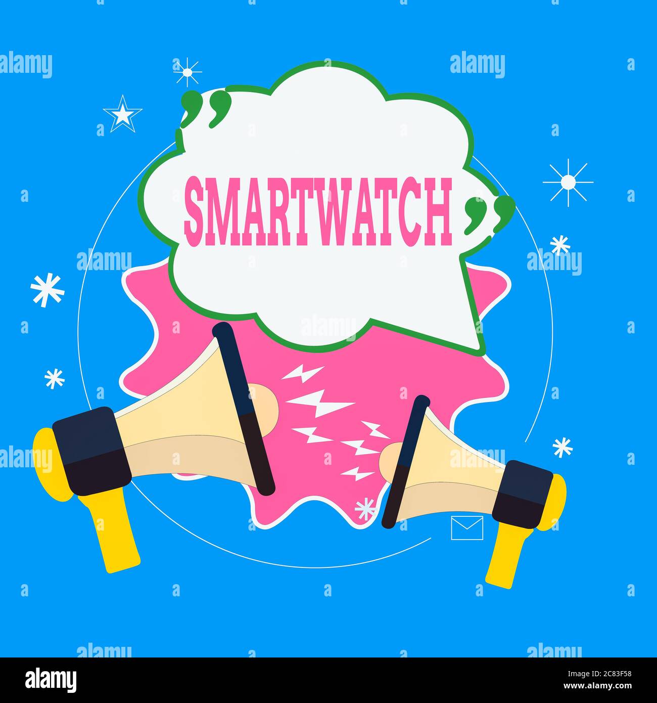 Writing note showing Smartwatch. Business concept for a touchscreen ...