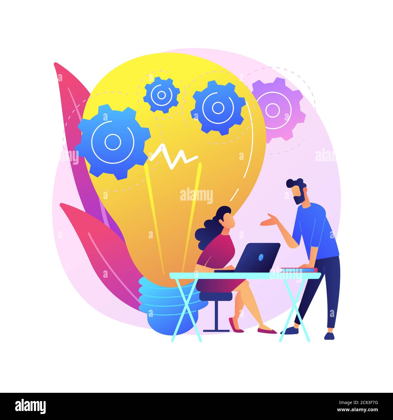 New idea engineering vector concept metaphor Stock Vector Image & Art ...