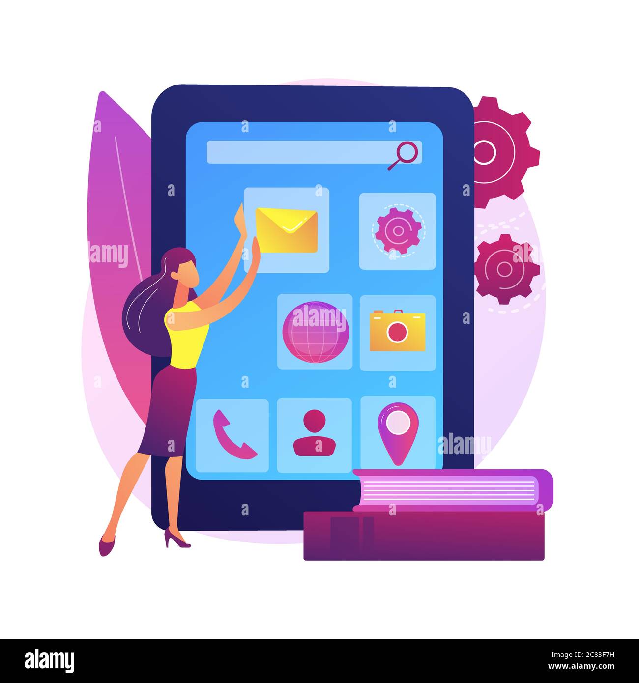 Mobile app development courses vector concept metaphor Stock Vector ... Mobile app development courses vector concept metaphor Stock Vector ...