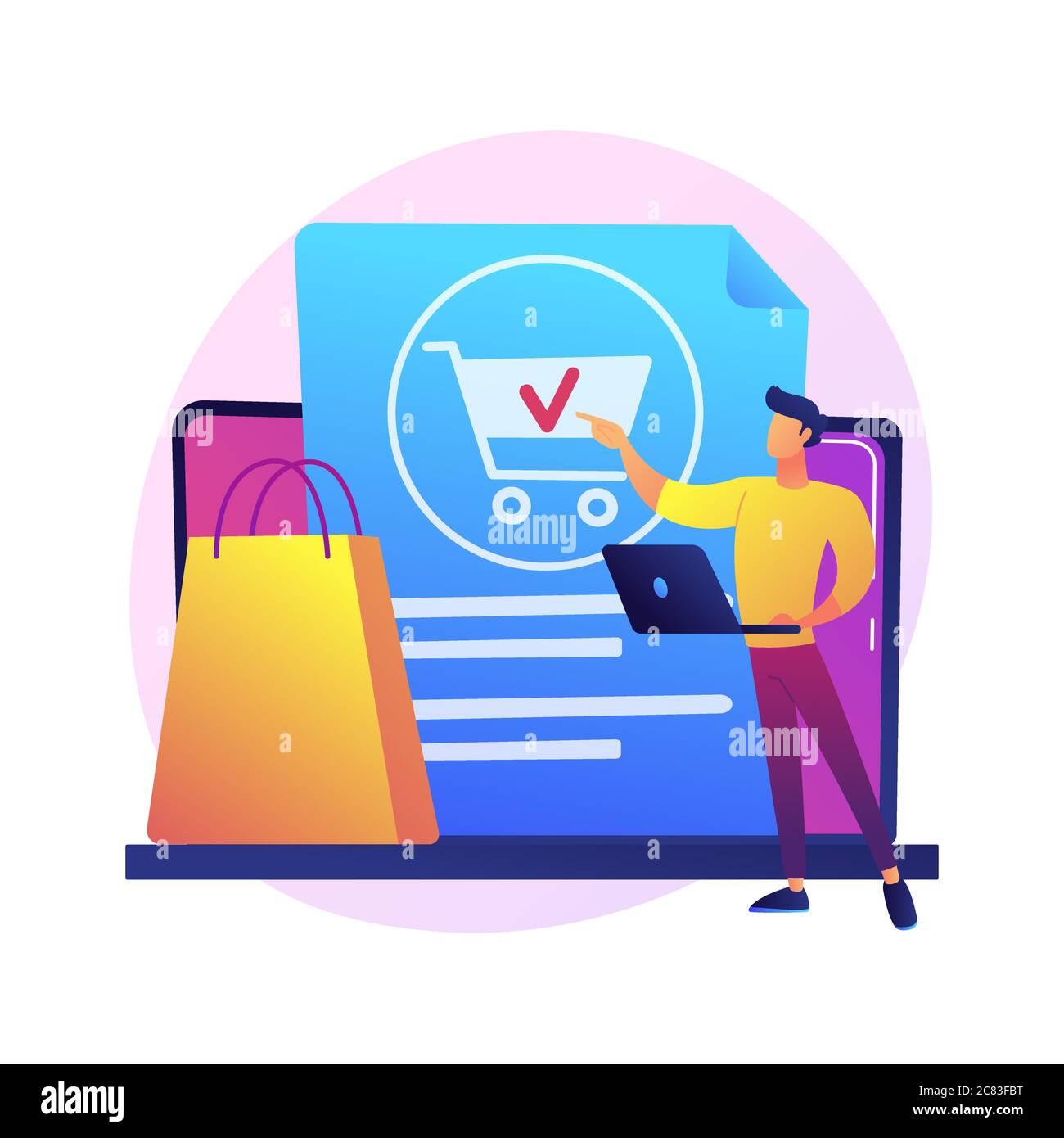 Online ordering vector concept metaphor Stock Vector Image & Art - Alamy