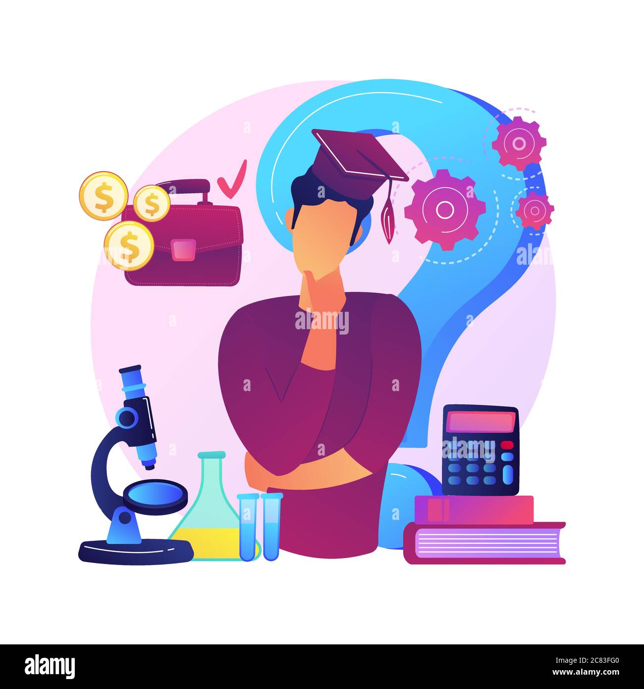 Profession choice vector concept metaphor Stock Vector Image & Art - Alamy