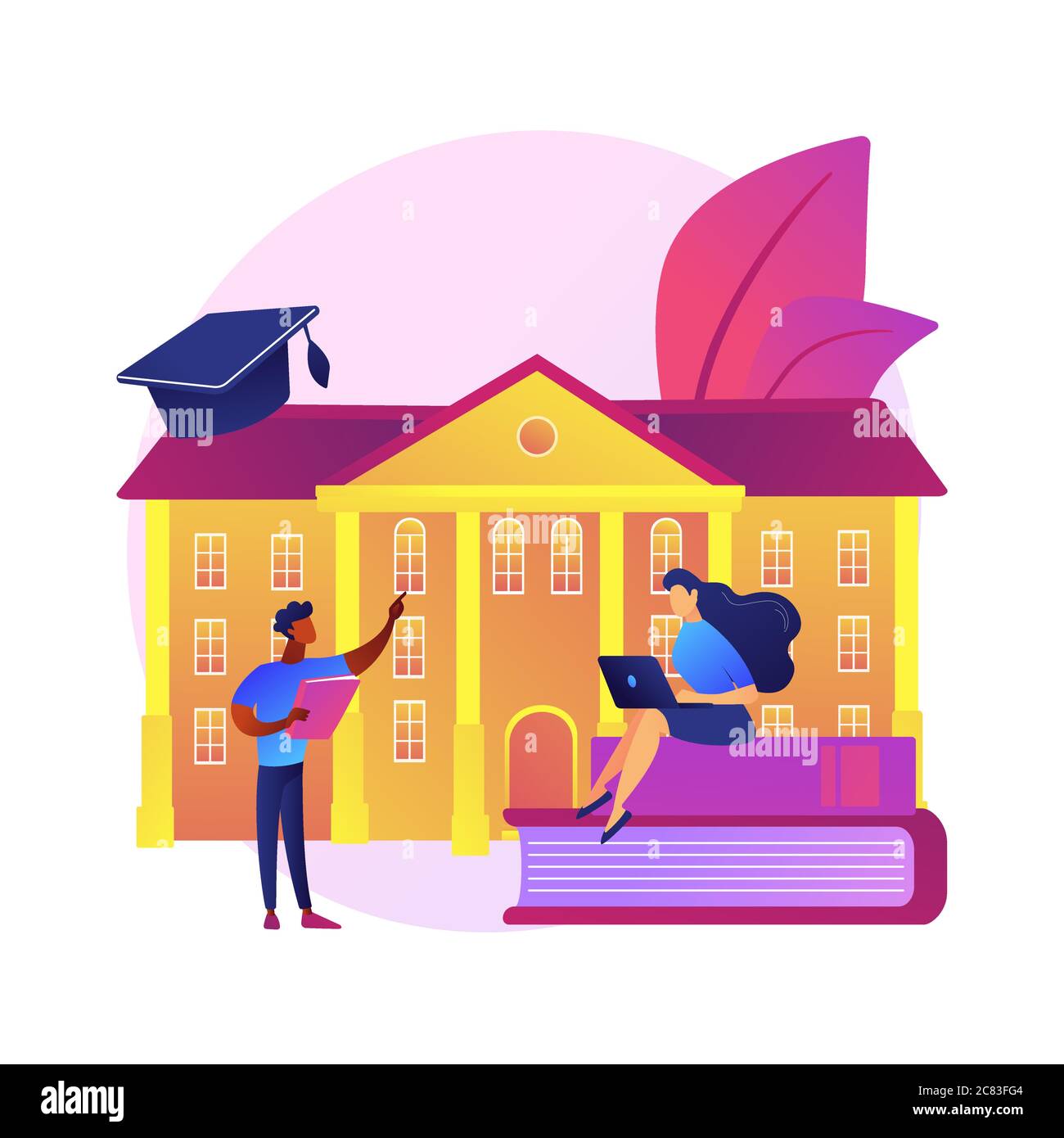 Home education vector concept metaphor Stock Vector Image & Art - Alamy