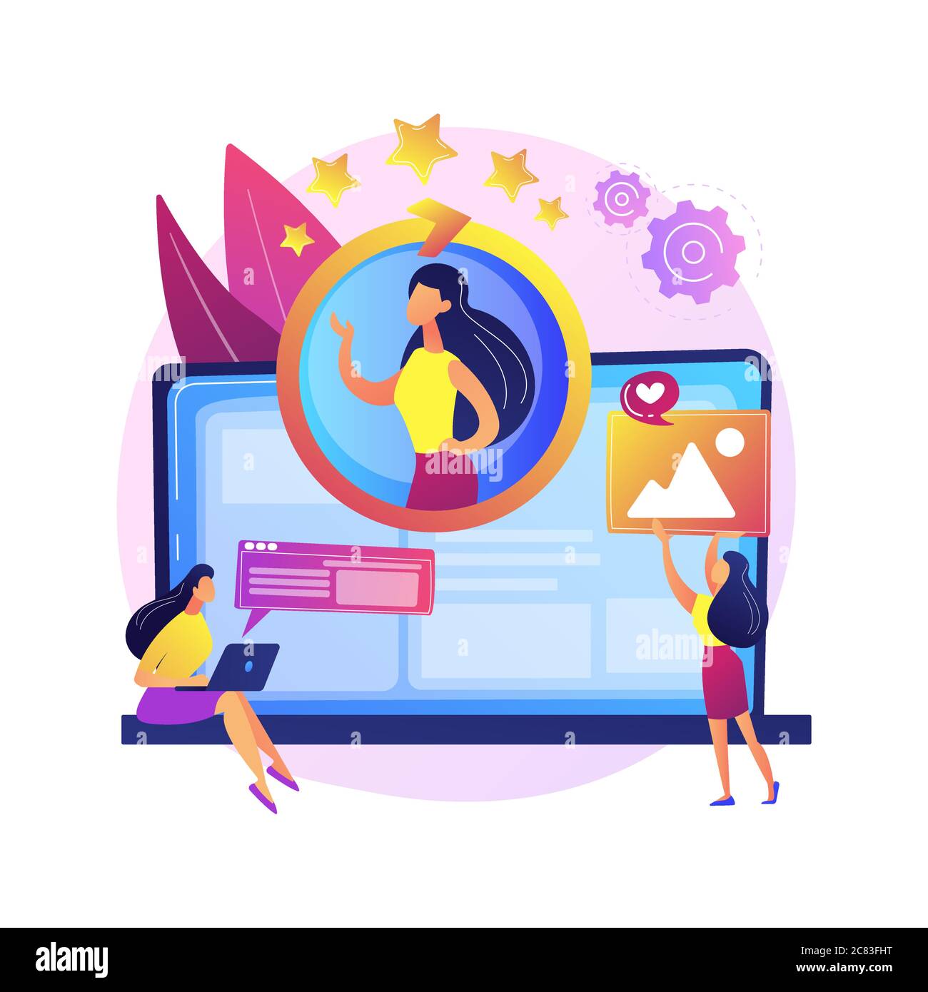 Recognition profile Stock Vector Images - Alamy