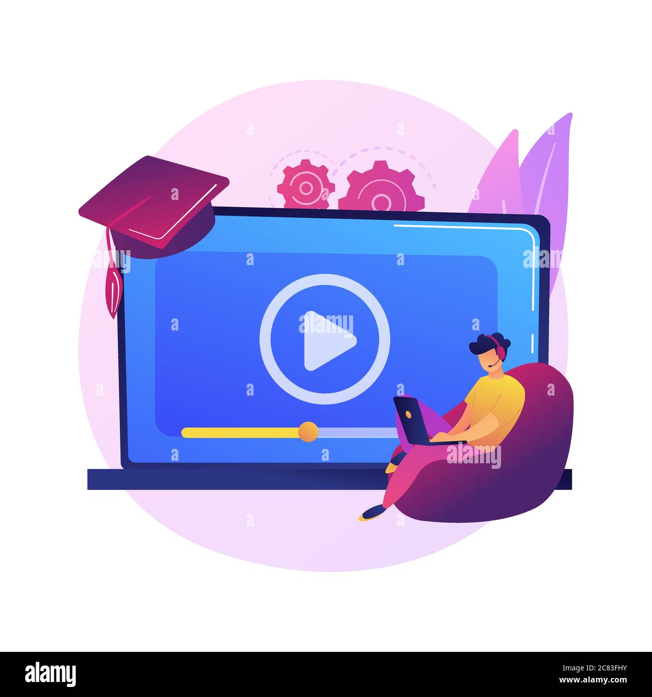 Internet lessons Cut Out Stock Images & Pictures - Alamy