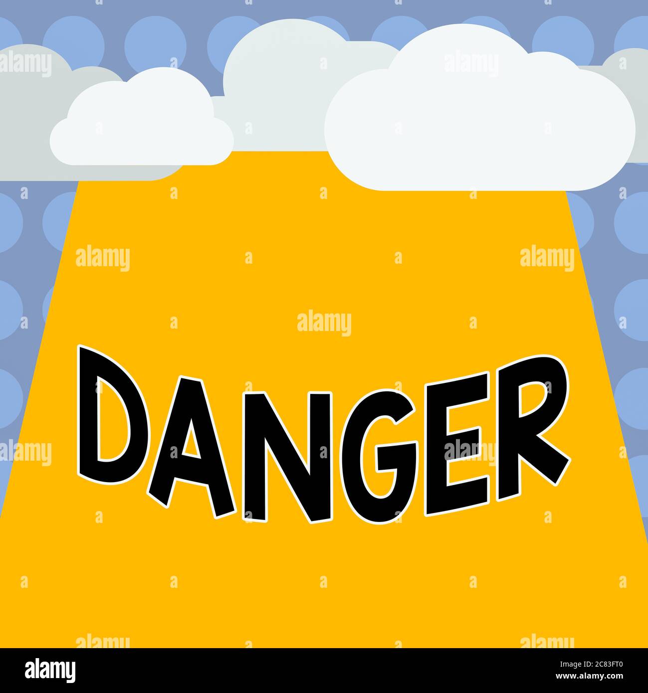 Conceptual hand writing showing Danger. Concept meaning general word ...