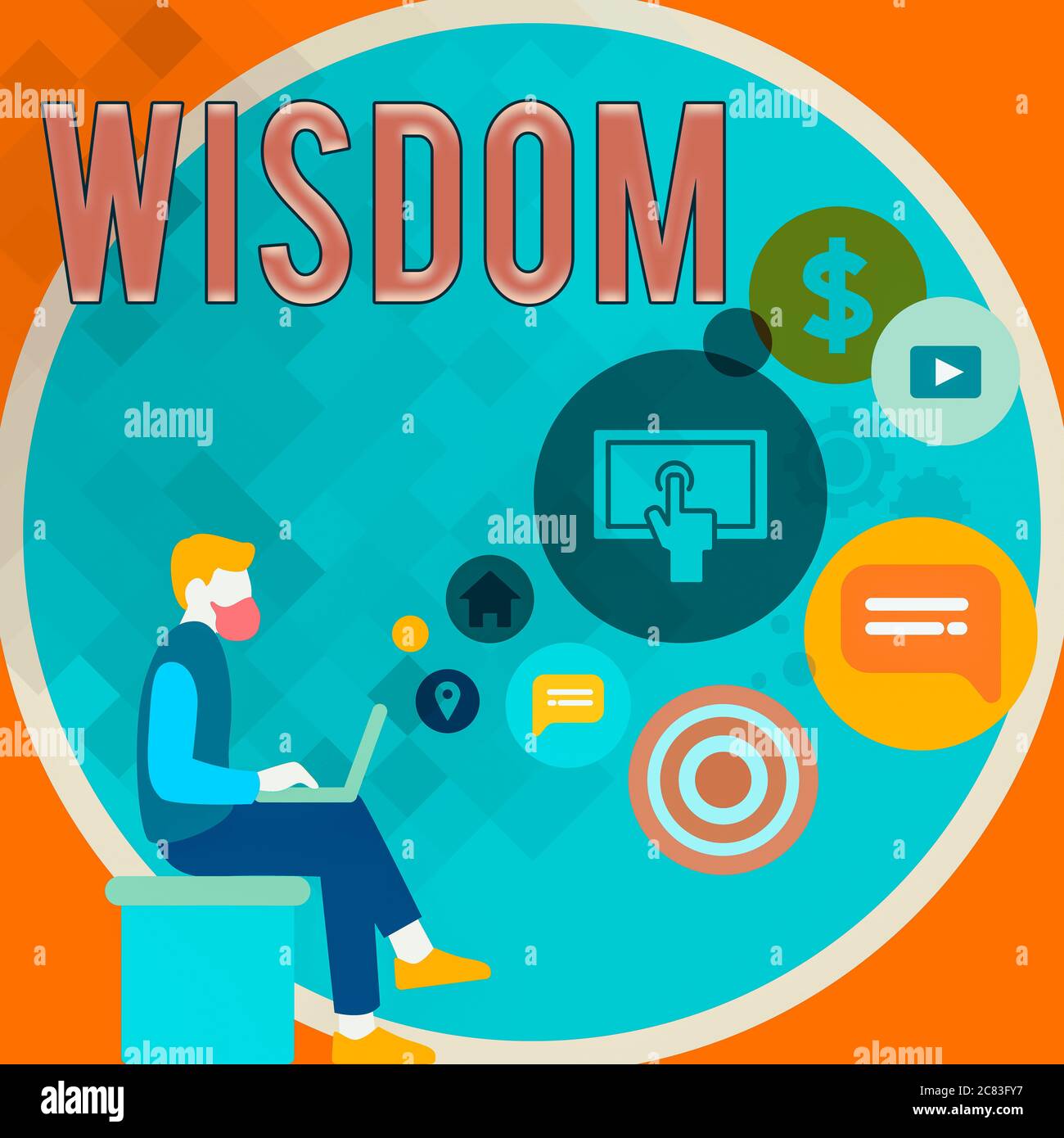 Handwriting text writing Wisdom. Conceptual photo body of knowledge and ...