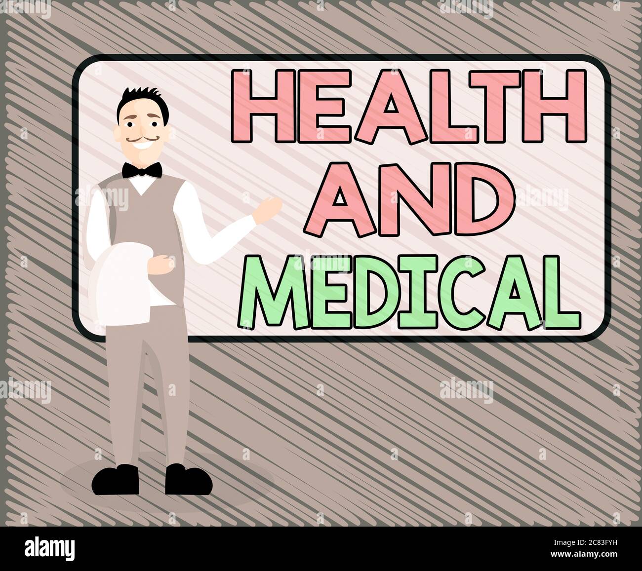 Text sign showing Health And Medical. Business photo text study and ...