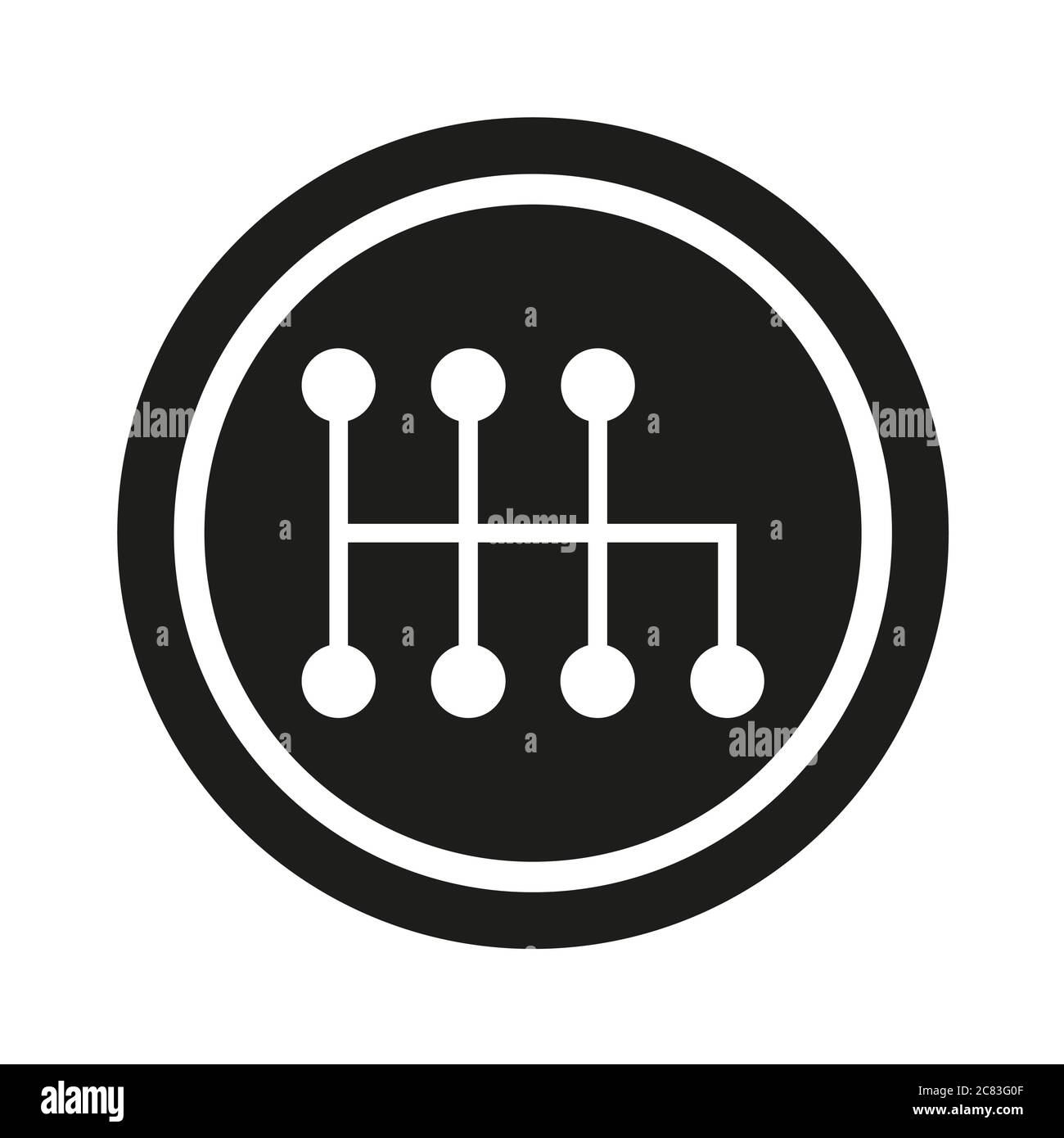 Car mechanic gearbox on white background. Gear box Vector illustration ...