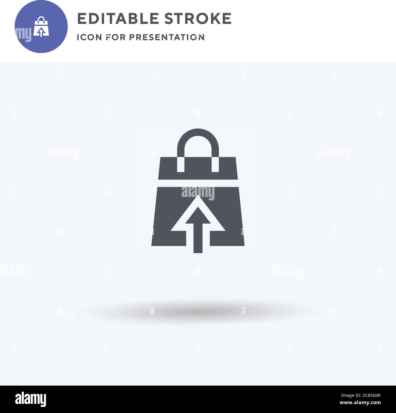 Sales icon vector, filled flat sign, solid pictogram isolated on white ...