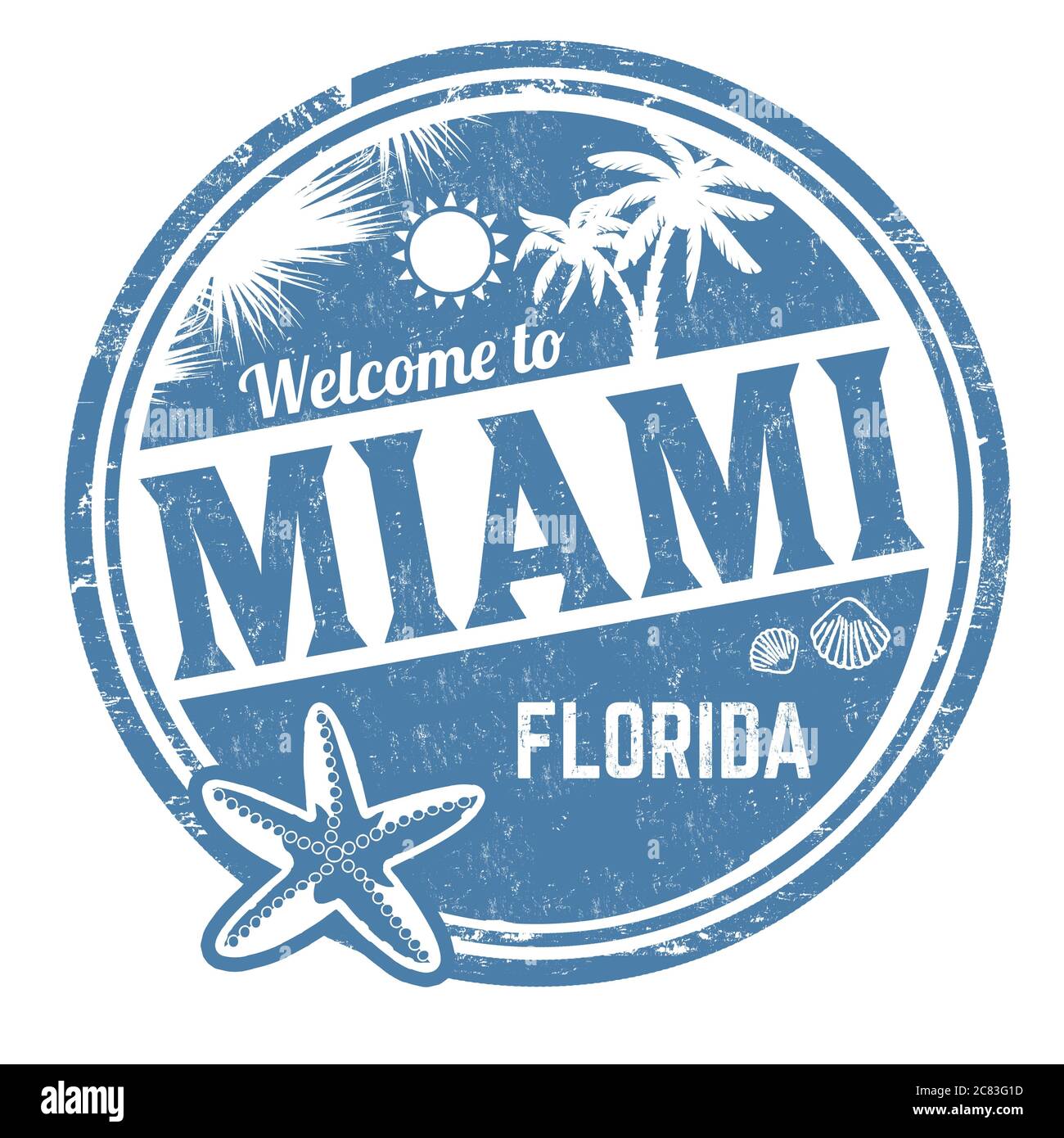 Miami beach welcome sign hi-res stock photography and images - Alamy