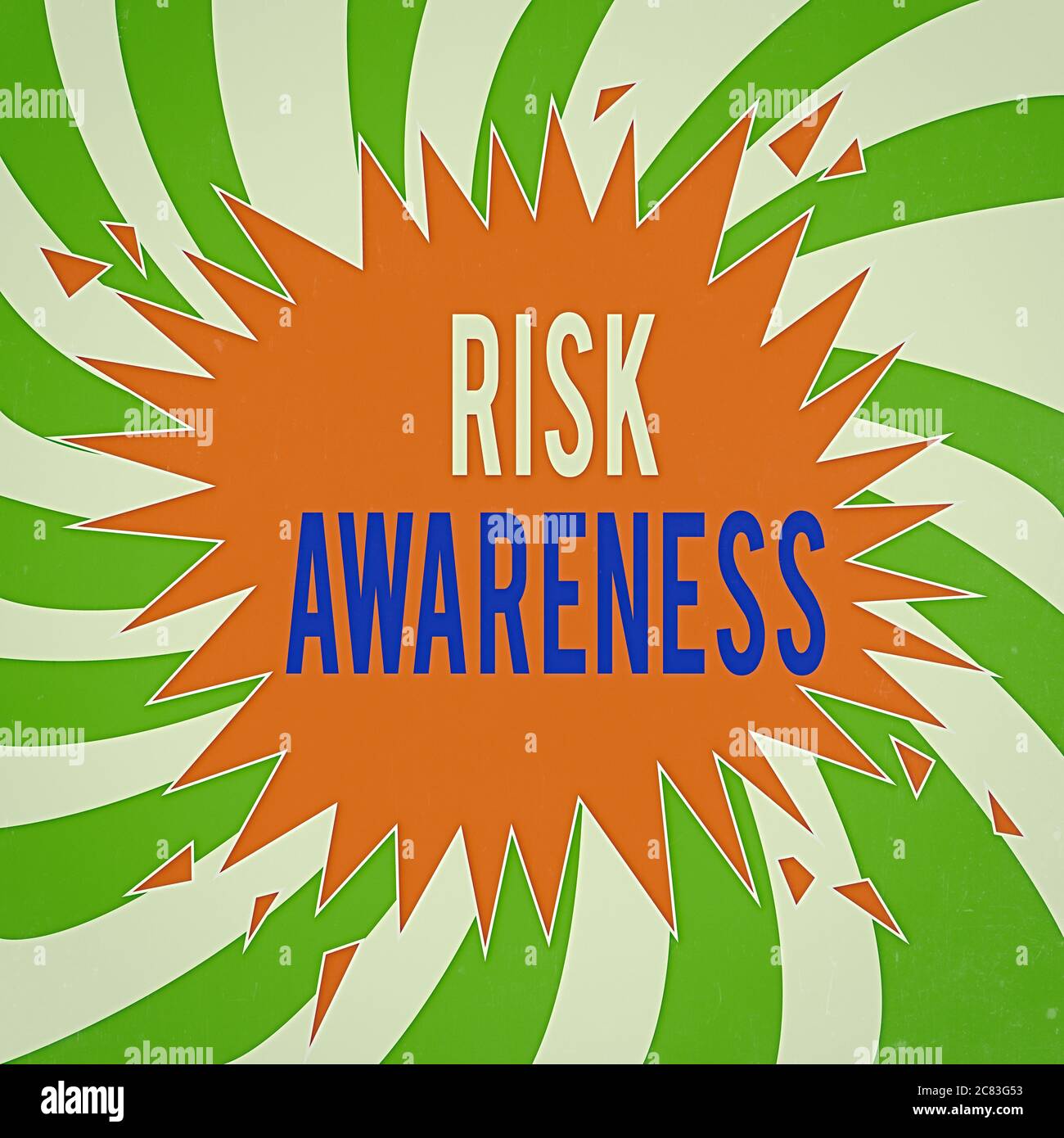 Handwriting text writing Risk Awareness. Conceptual photo recognizing ...