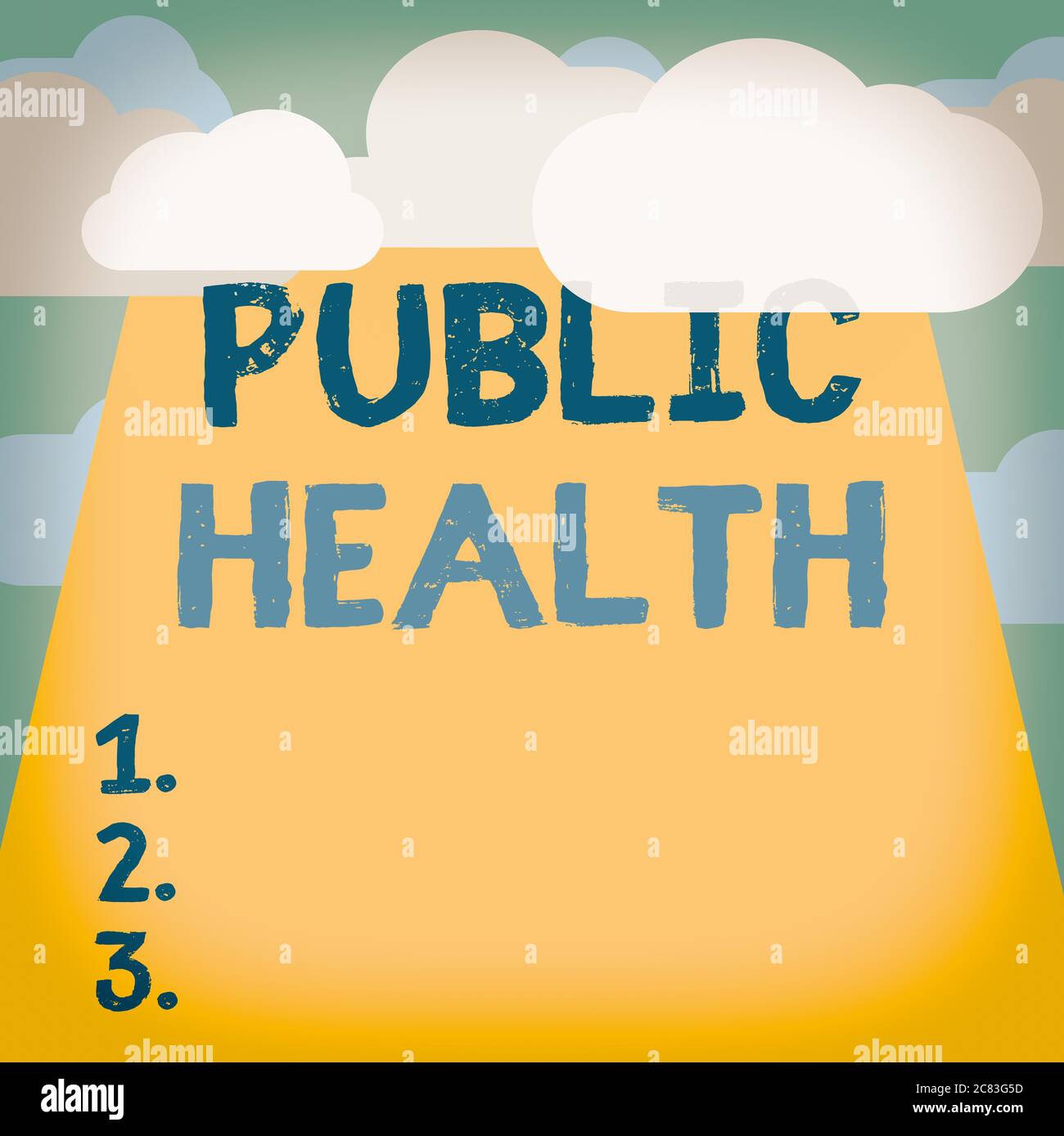Text sign showing Public Health. Business photo text science of ...
