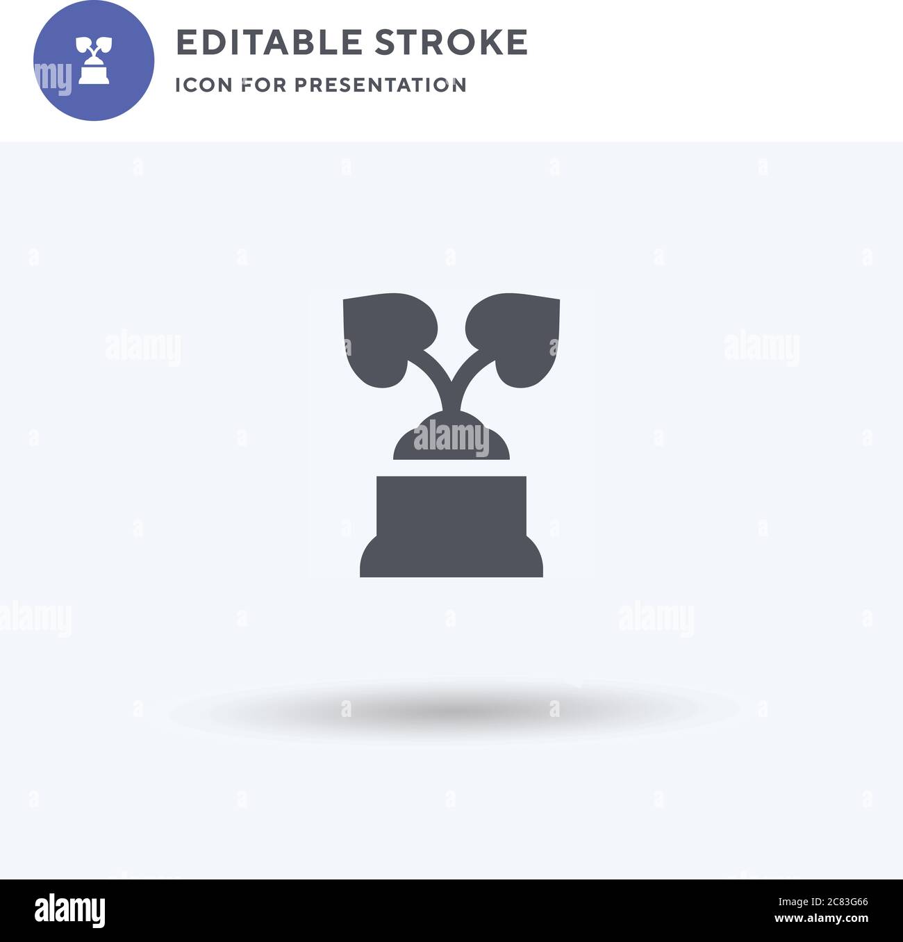 Potting Soil icon vector, filled flat sign, solid pictogram isolated on ...