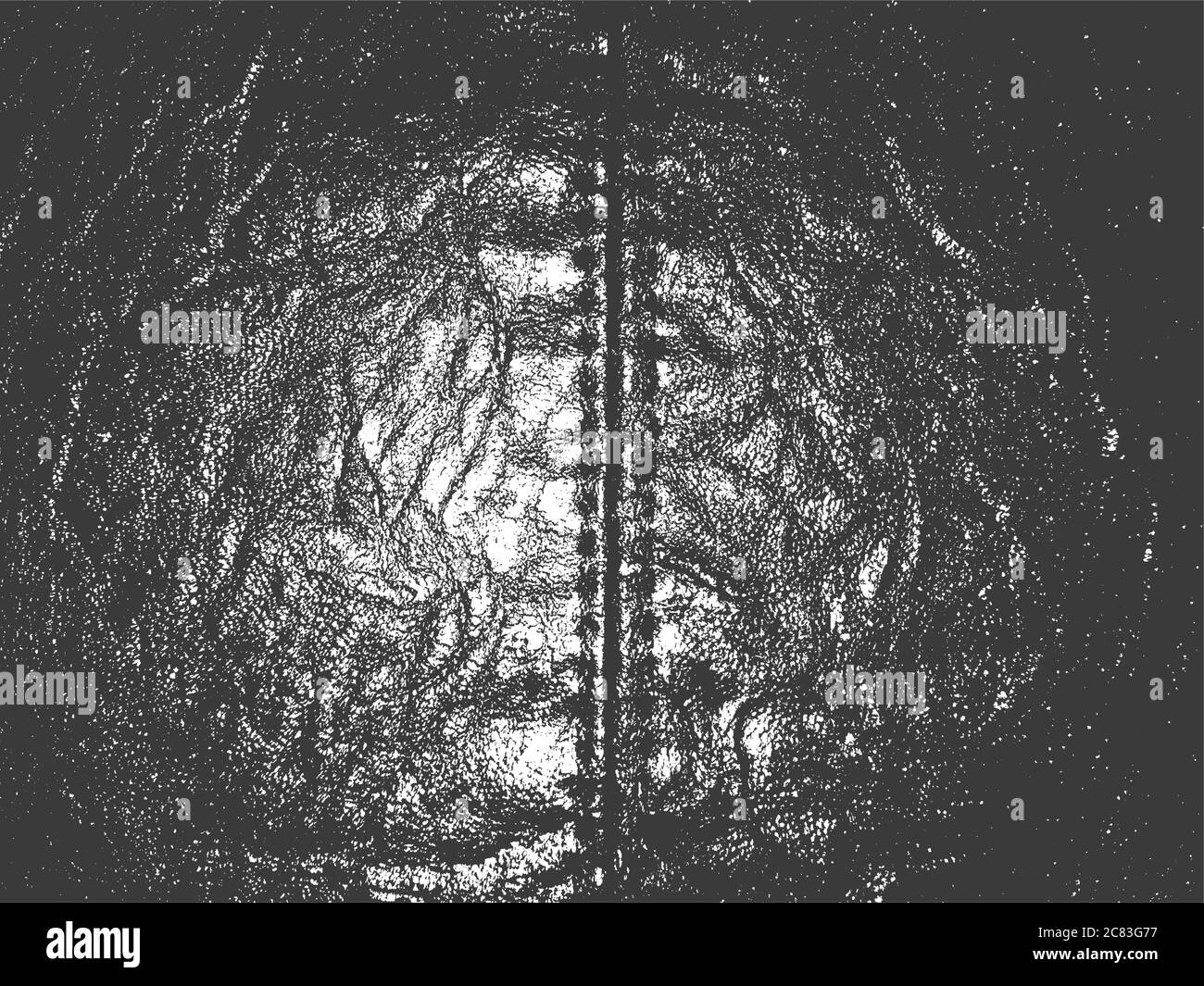 Scratched overlay vintage dust texture Stock Vector Images - Alamy