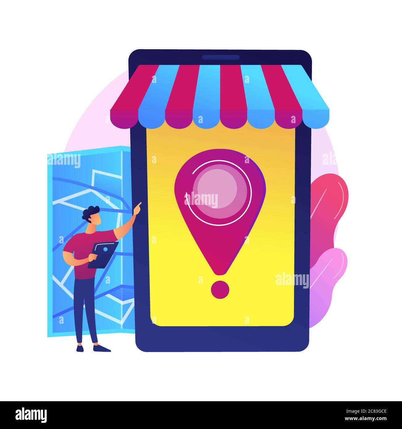 Mobile shopping vector concept metaphor Stock Vector Image & Art - Alamy
