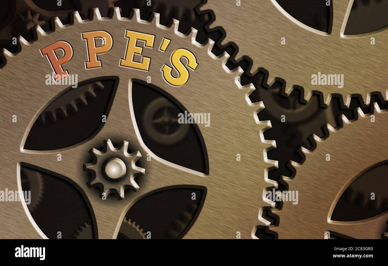 Text sign showing Ppe s is. Business photo showcasing Specialized ...