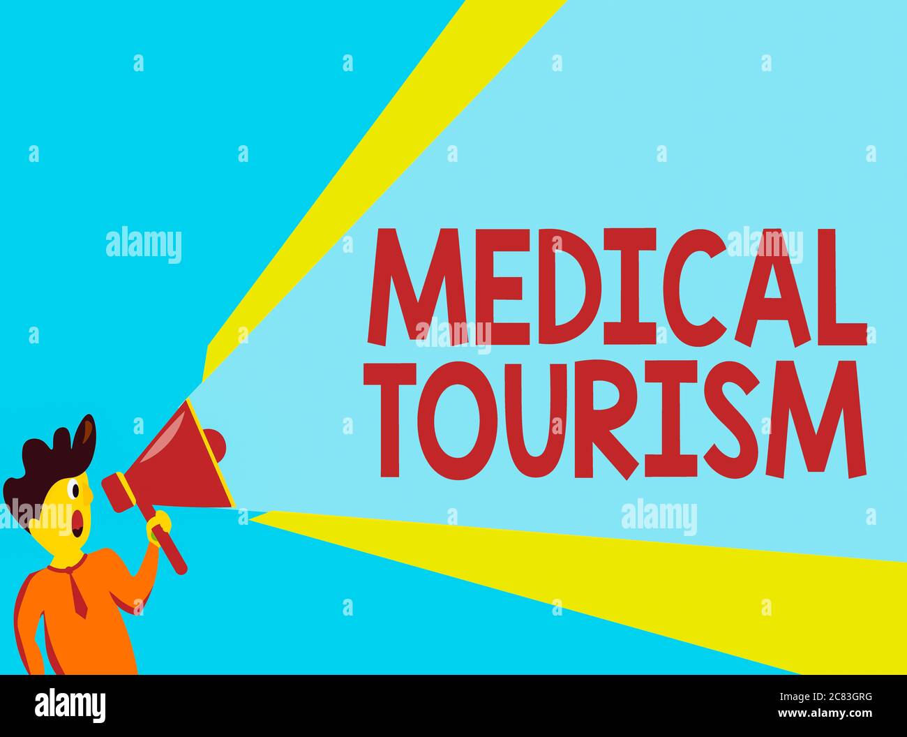 Word writing text Medical Tourism. Business photo showcasing traveling ...