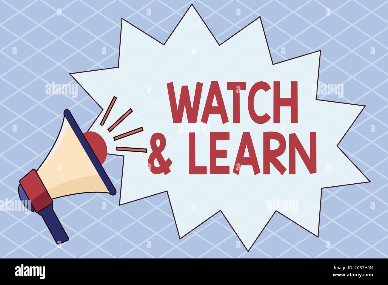 Conceptual hand writing showing Watch And Learn. Concept meaning ...
