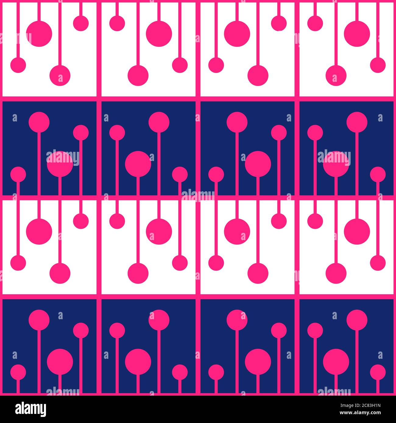 Simple flat seamless pattern will attract attention and transform any ...
