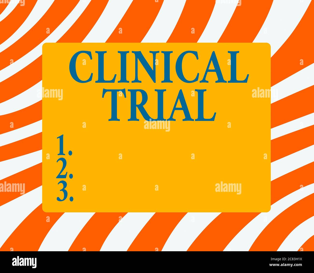 Text sign showing Clinical Trial. Business photo showcasing evaluate ...