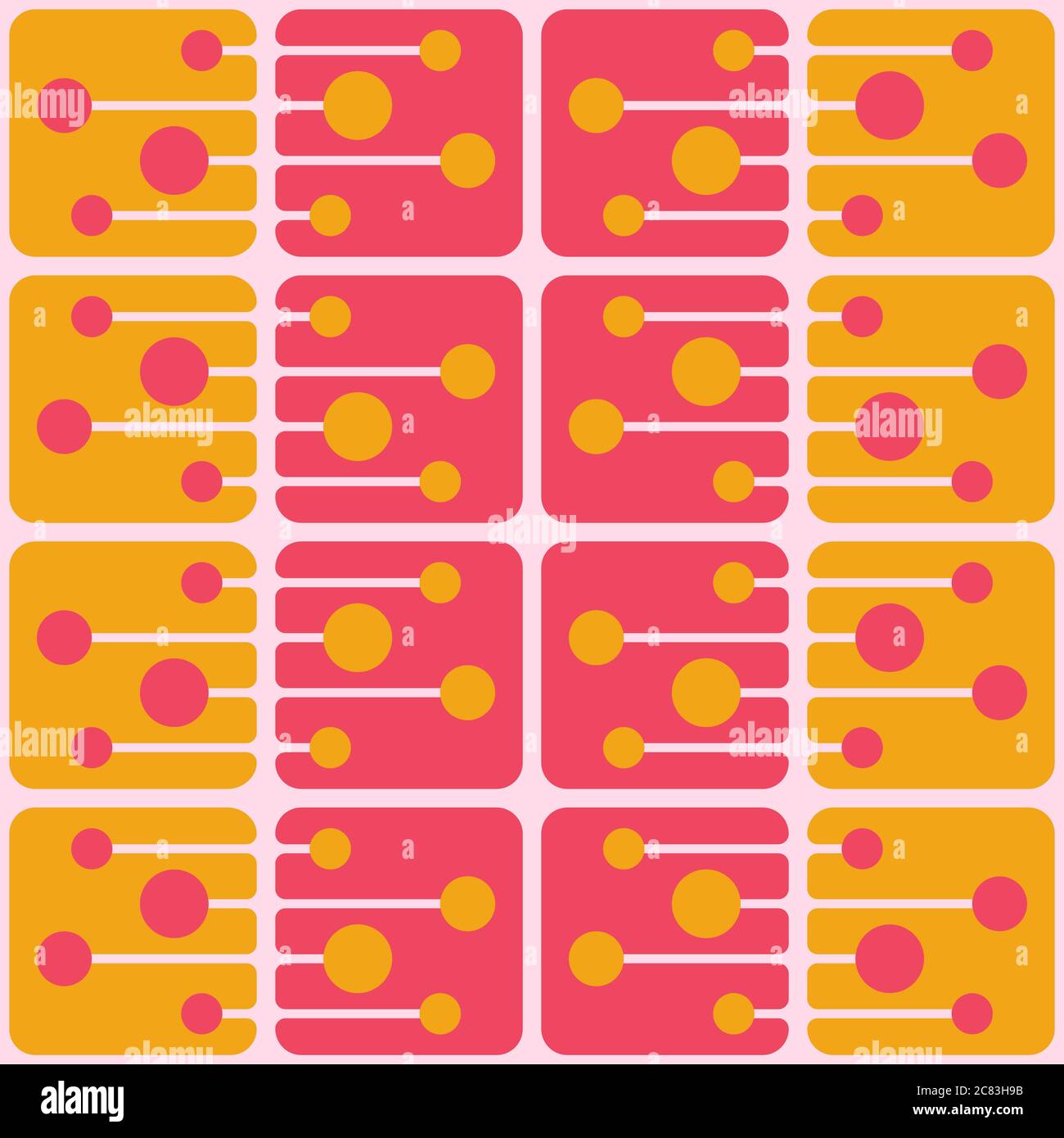 Simple flat seamless pattern will attract attention and transform any ...