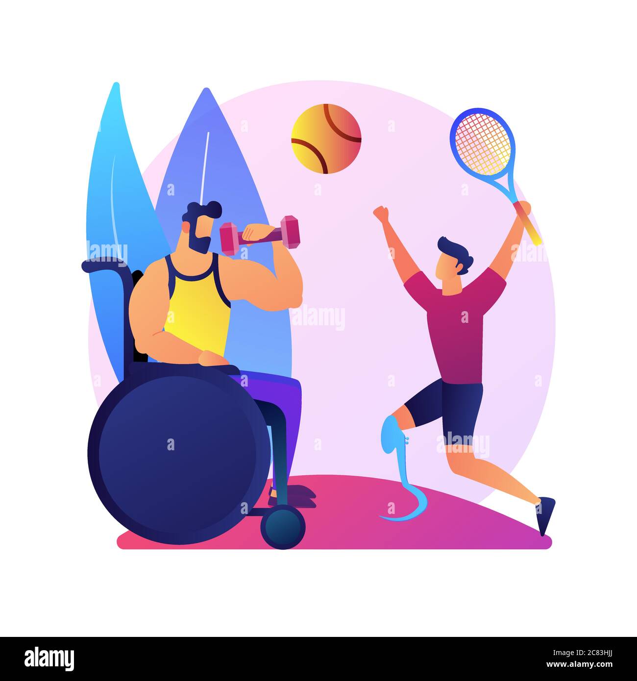 Amputee football Stock Vector Images - Alamy