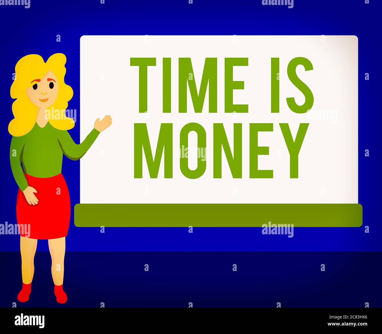 Writing note showing Time Is Money. Business concept for to do things ...