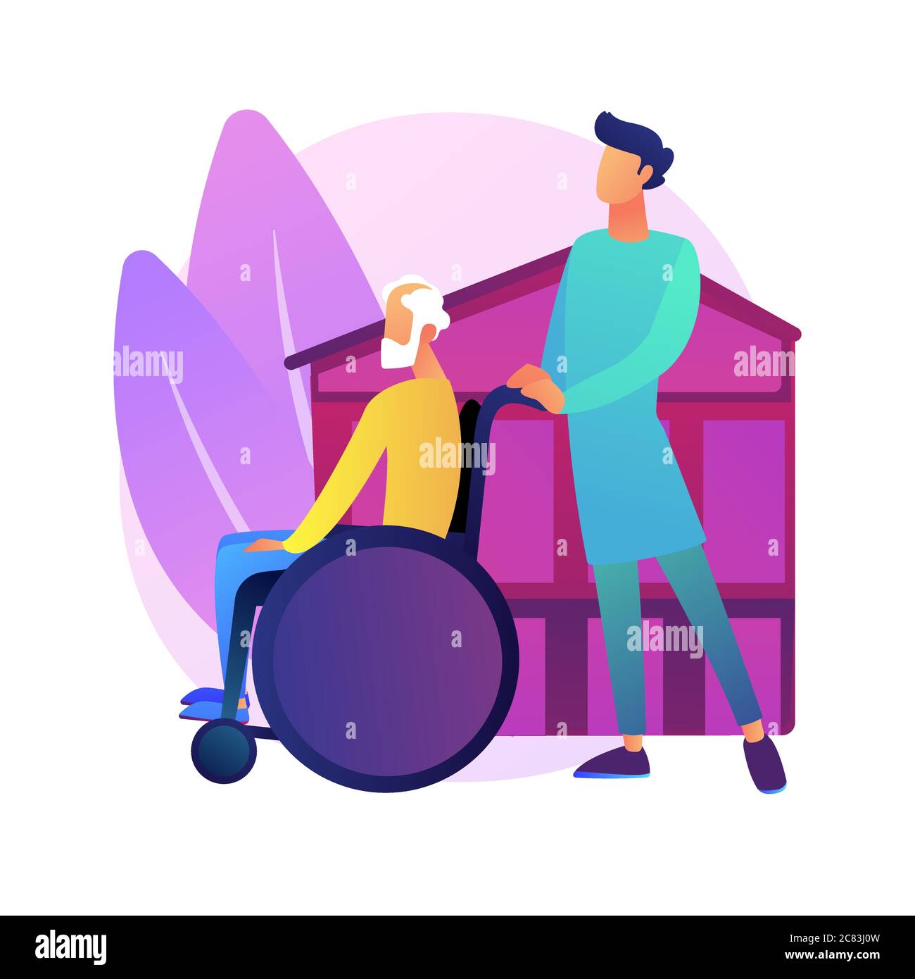 Nursing home vector concept metaphor Stock Vector Image & Art - Alamy