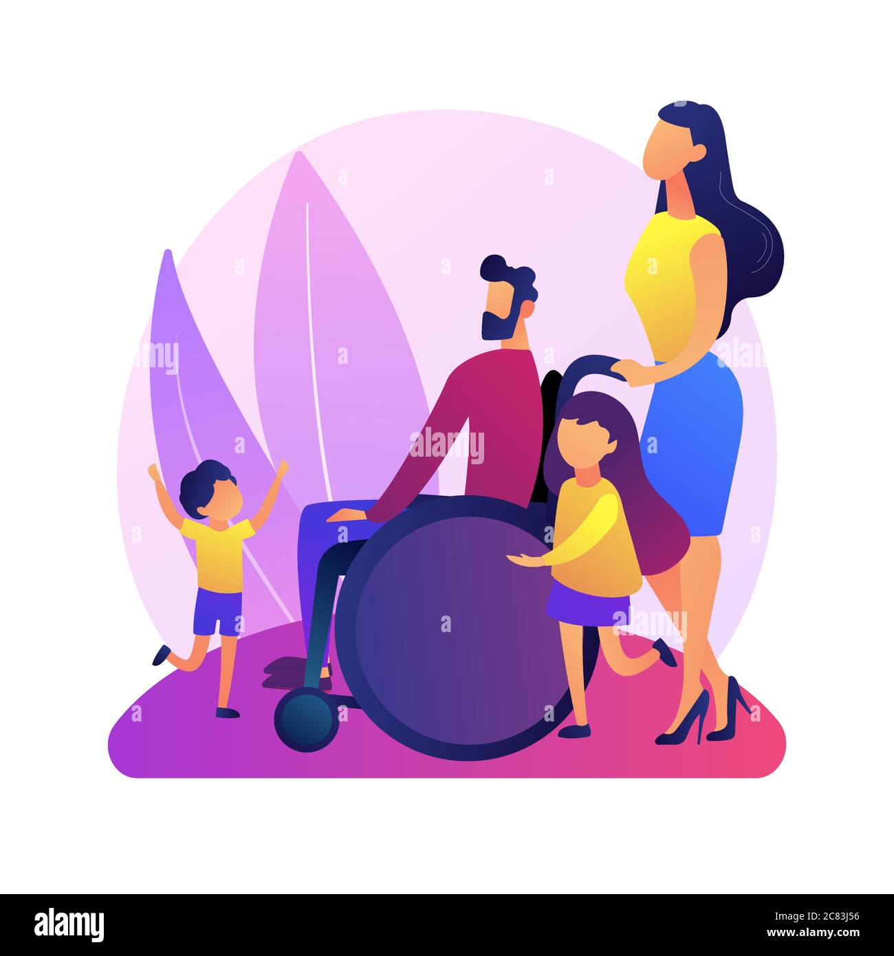 Family care and support vector concept metaphor Stock Vector Image ...
