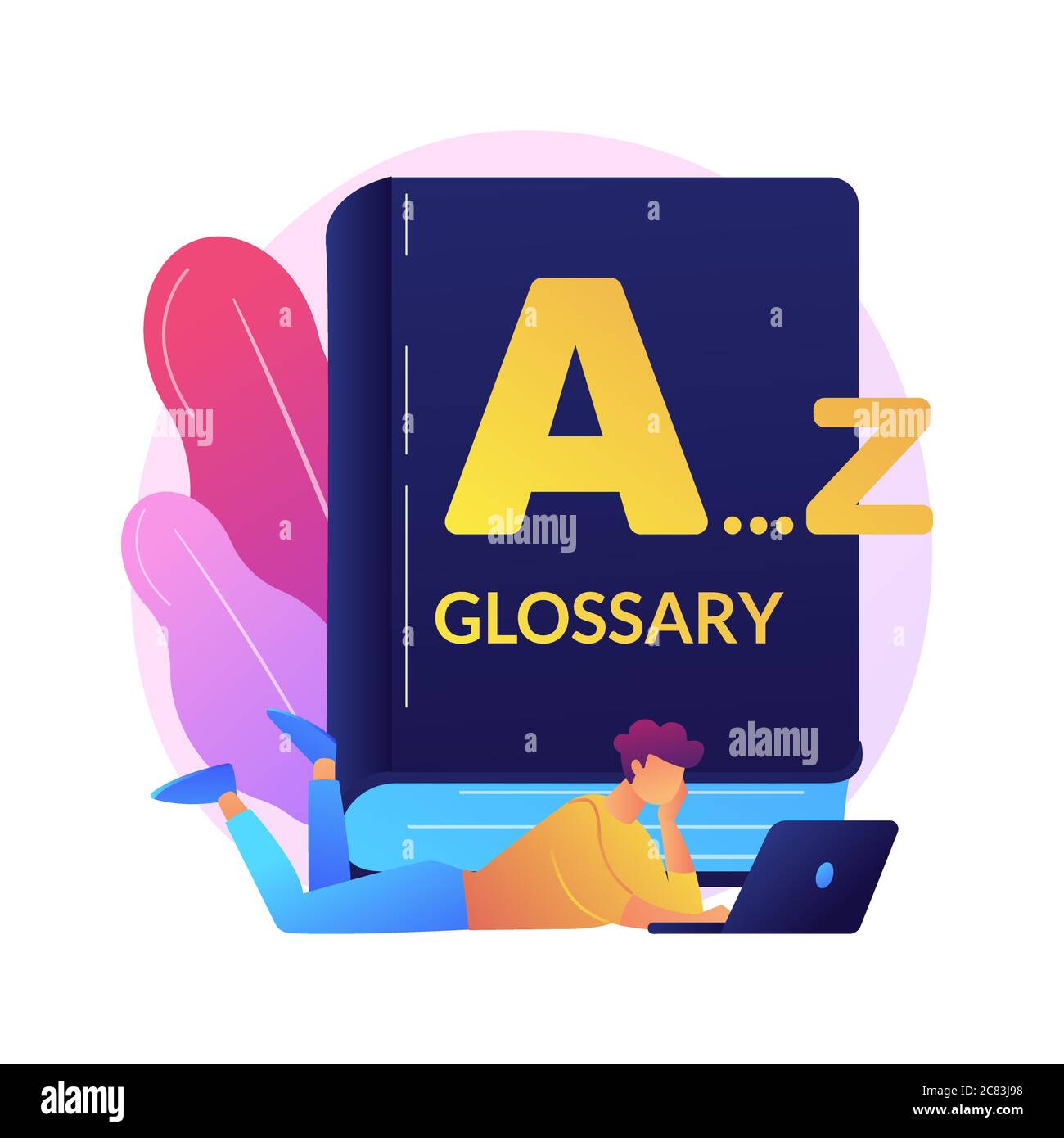 English language studying vector concept metaphor Stock Vector Image ...