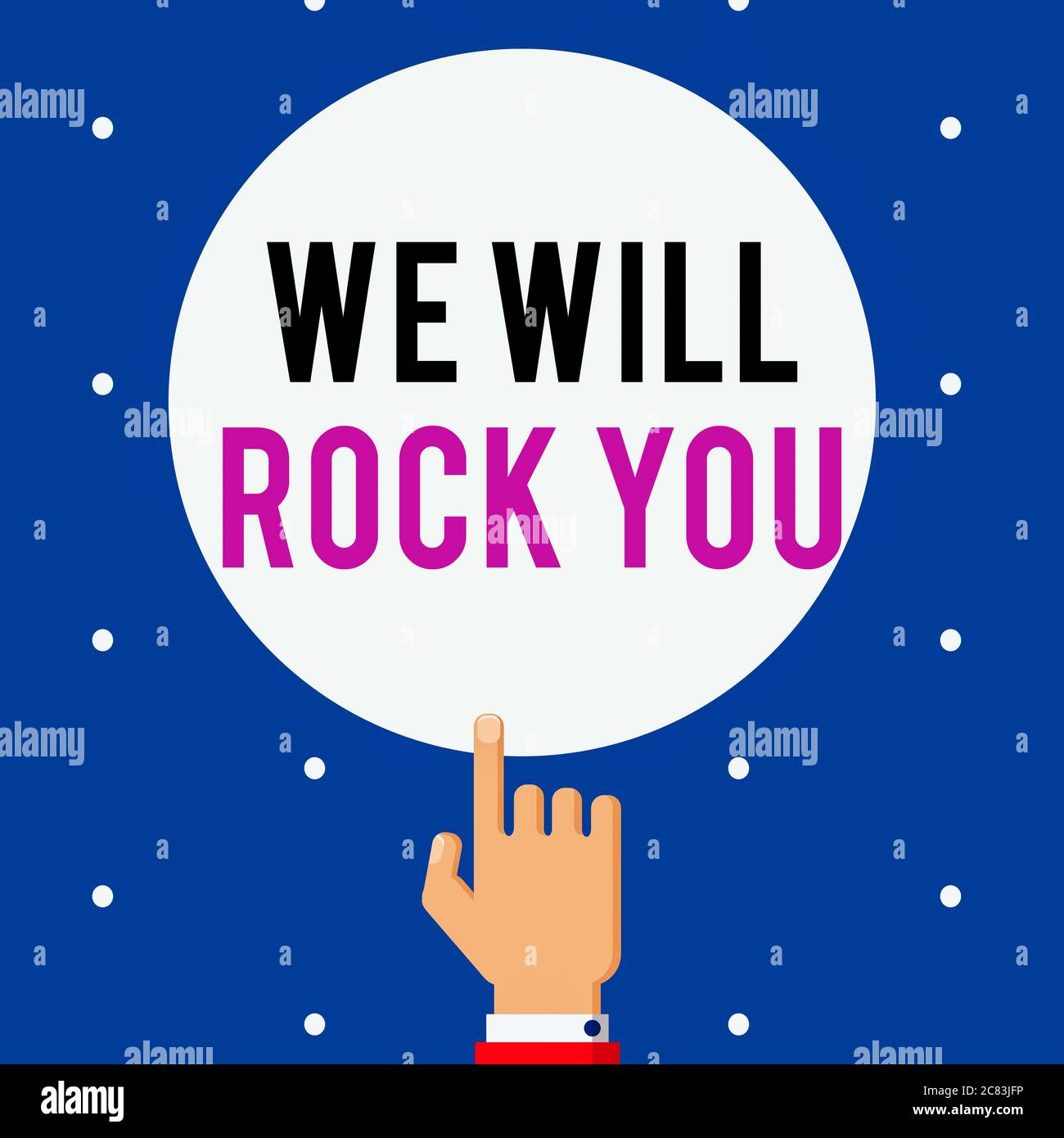 Handwriting text We Will Rock You. Conceptual photo to be going out and ...