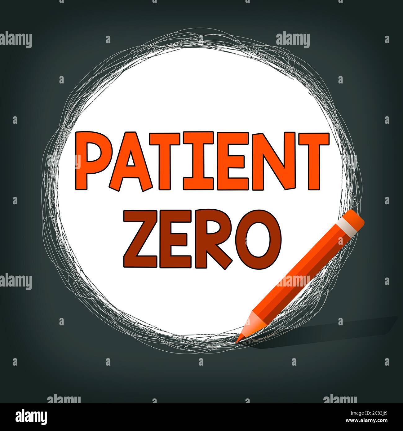 Writing note showing Patient Zero. Business concept for primary disease ...