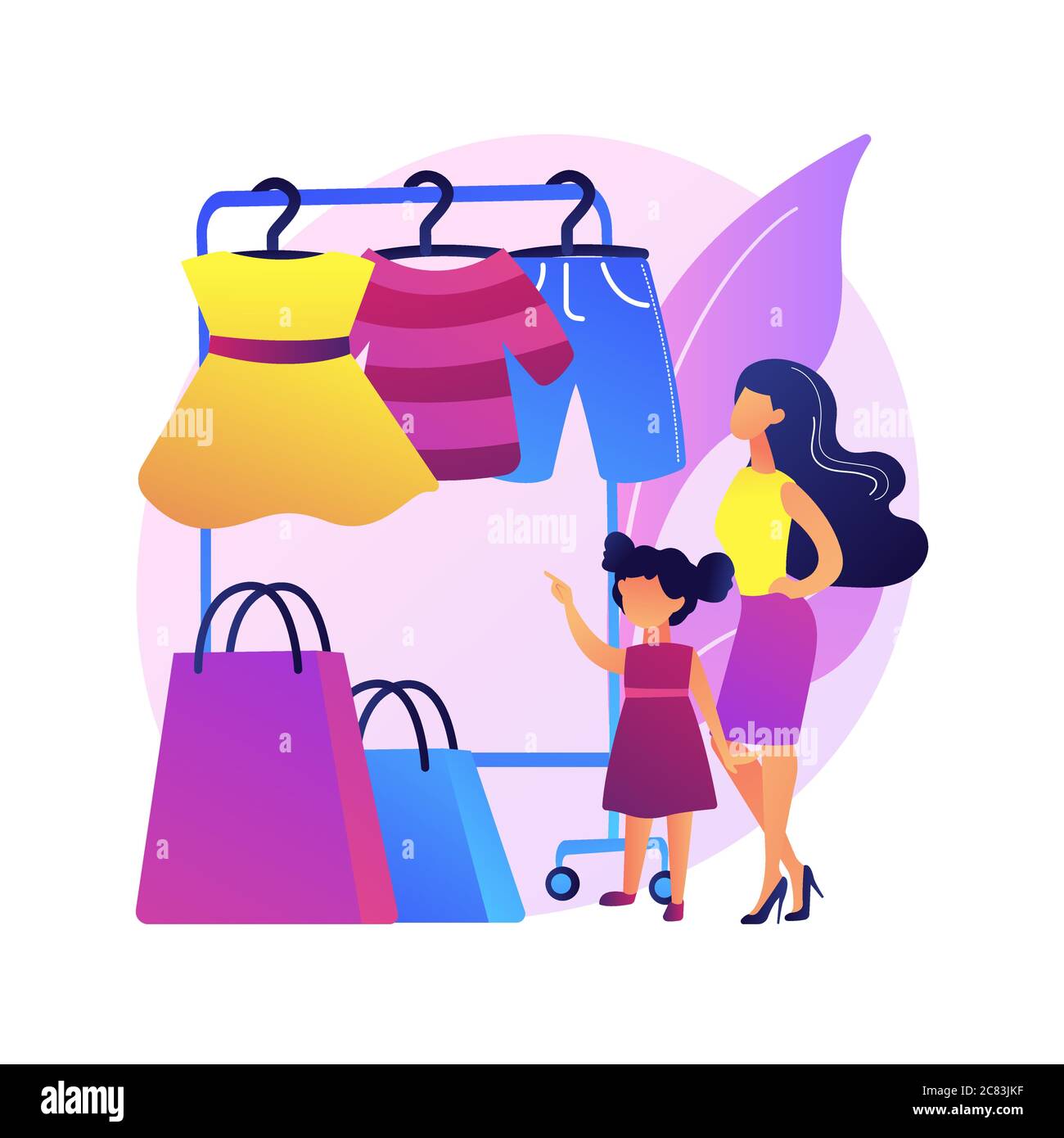 Kids fashion vector concept metaphor Stock Vector Image & Art - Alamy