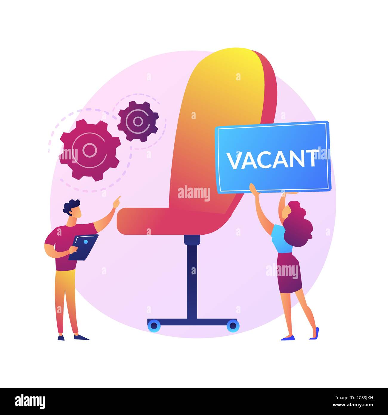 Vacant job vector concept metaphor Stock Vector Image & Art - Alamy