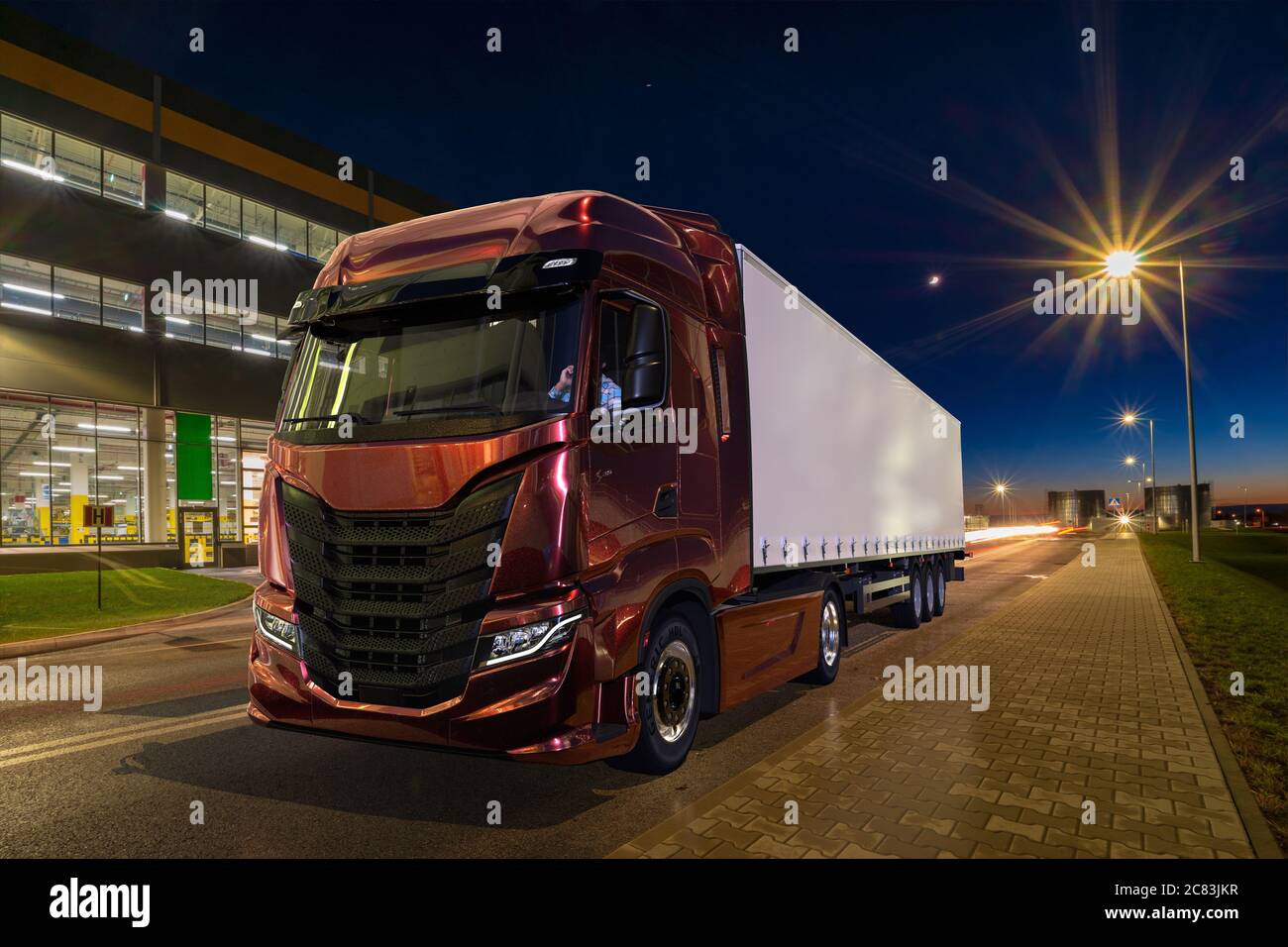 Modern truck hi-res stock photography and images - Alamy
