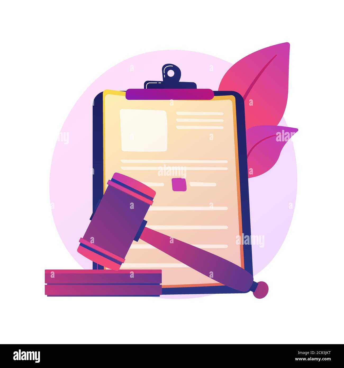 Legal statement vector concept Stock Vector Images - Alamy