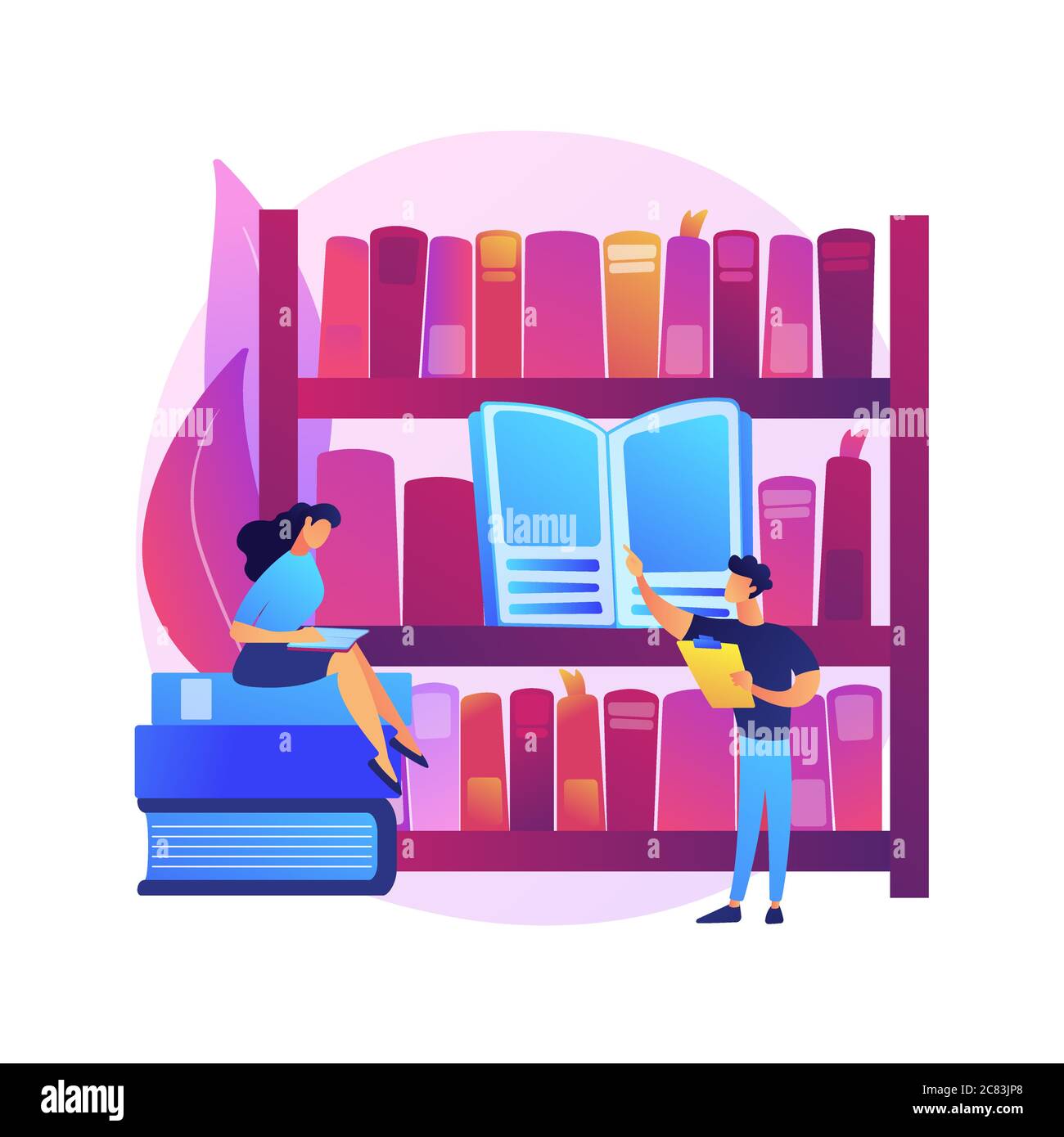 Public library vector concept metaphor Stock Vector Image & Art - Alamy