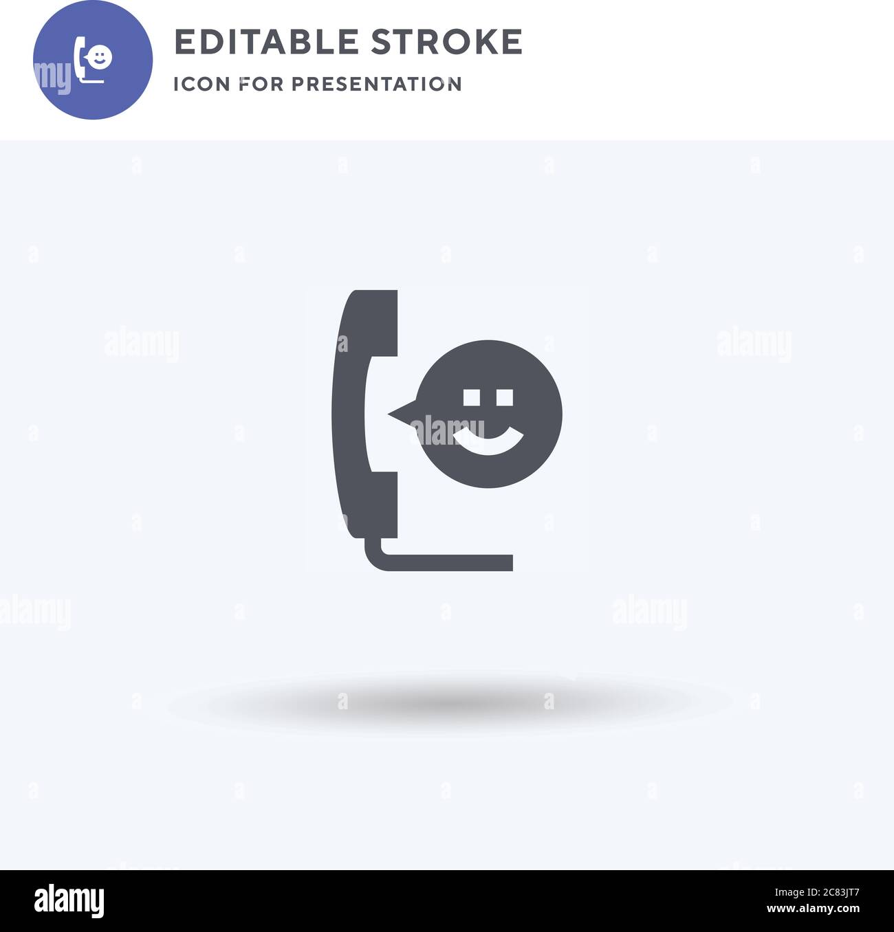Customer Satisfaction icon vector, filled flat sign, solid pictogram ...