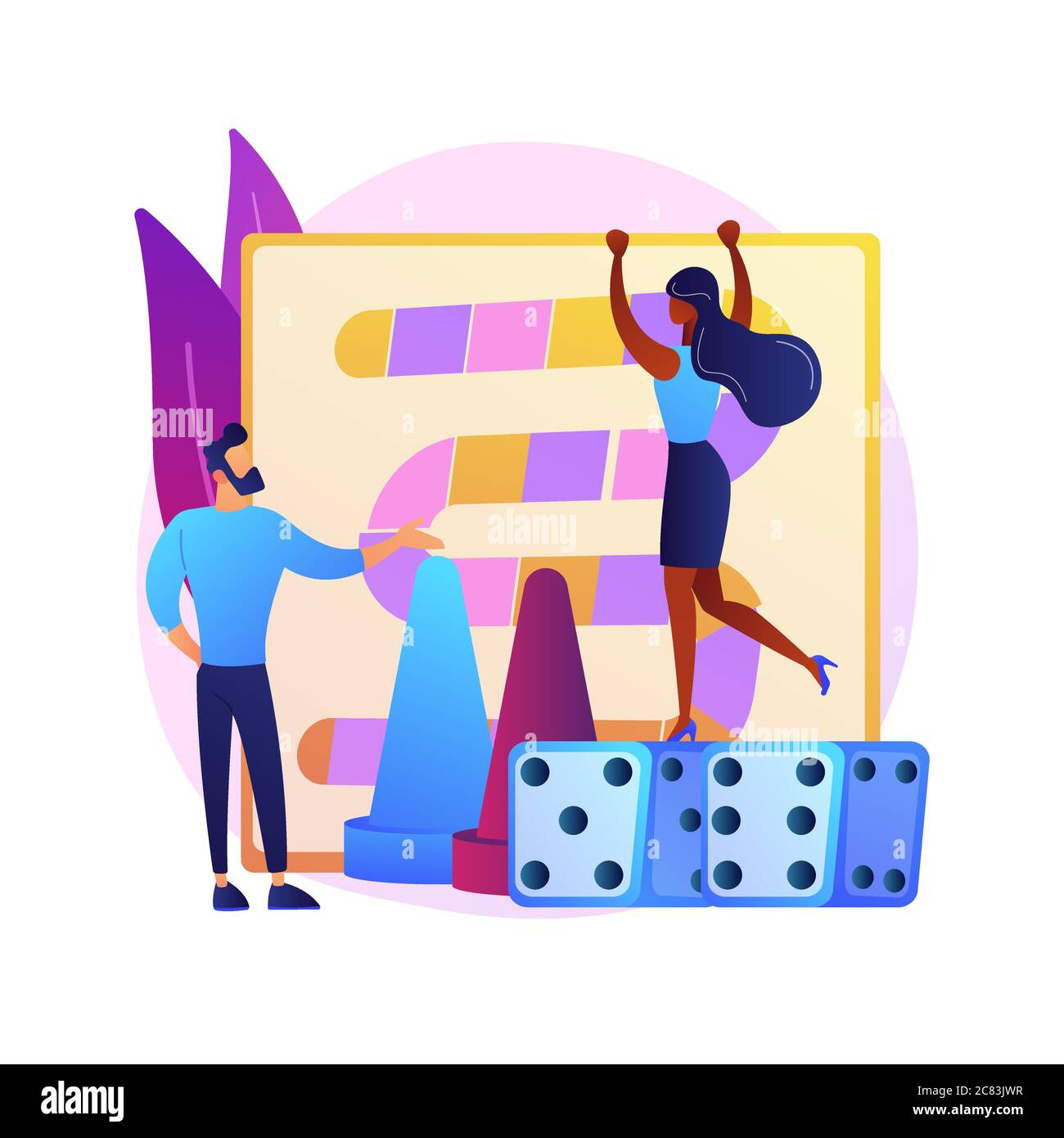 Board game vector concept metaphor Stock Vector Image & Art - Alamy