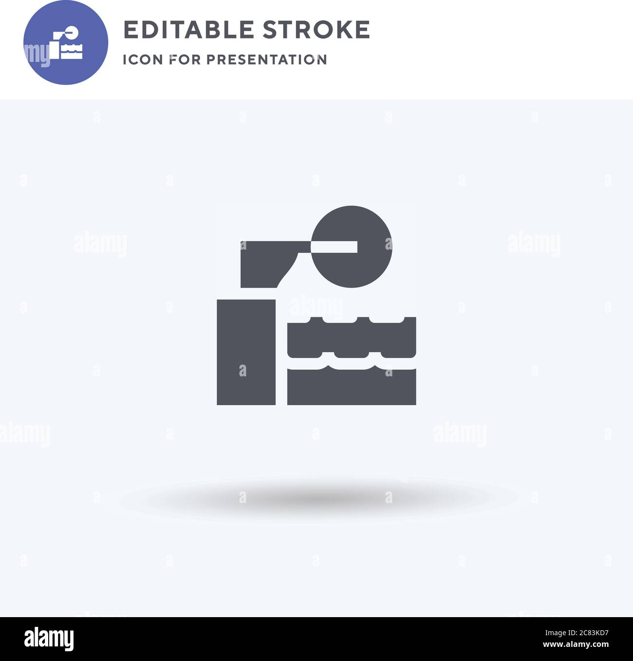 Platform diving board icon. Cartoon of platform diving board vector ...