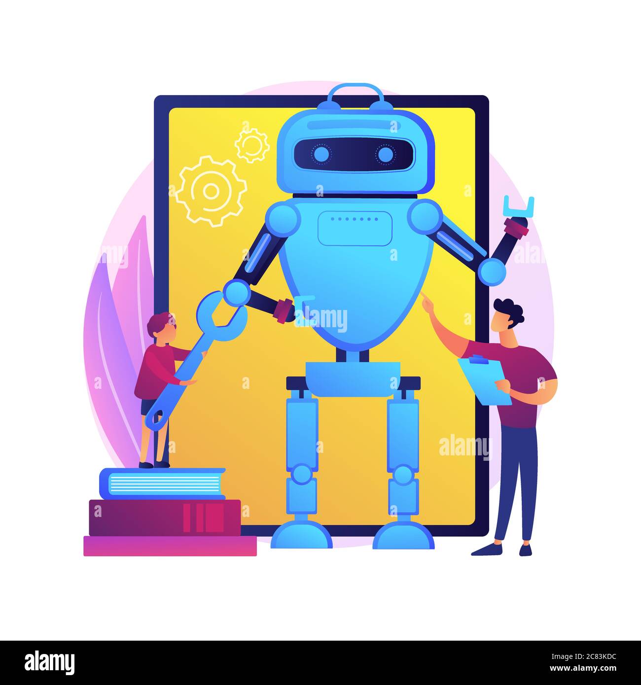 Robotic mechanical hand vector concept metaphor Stock Vector Image ...