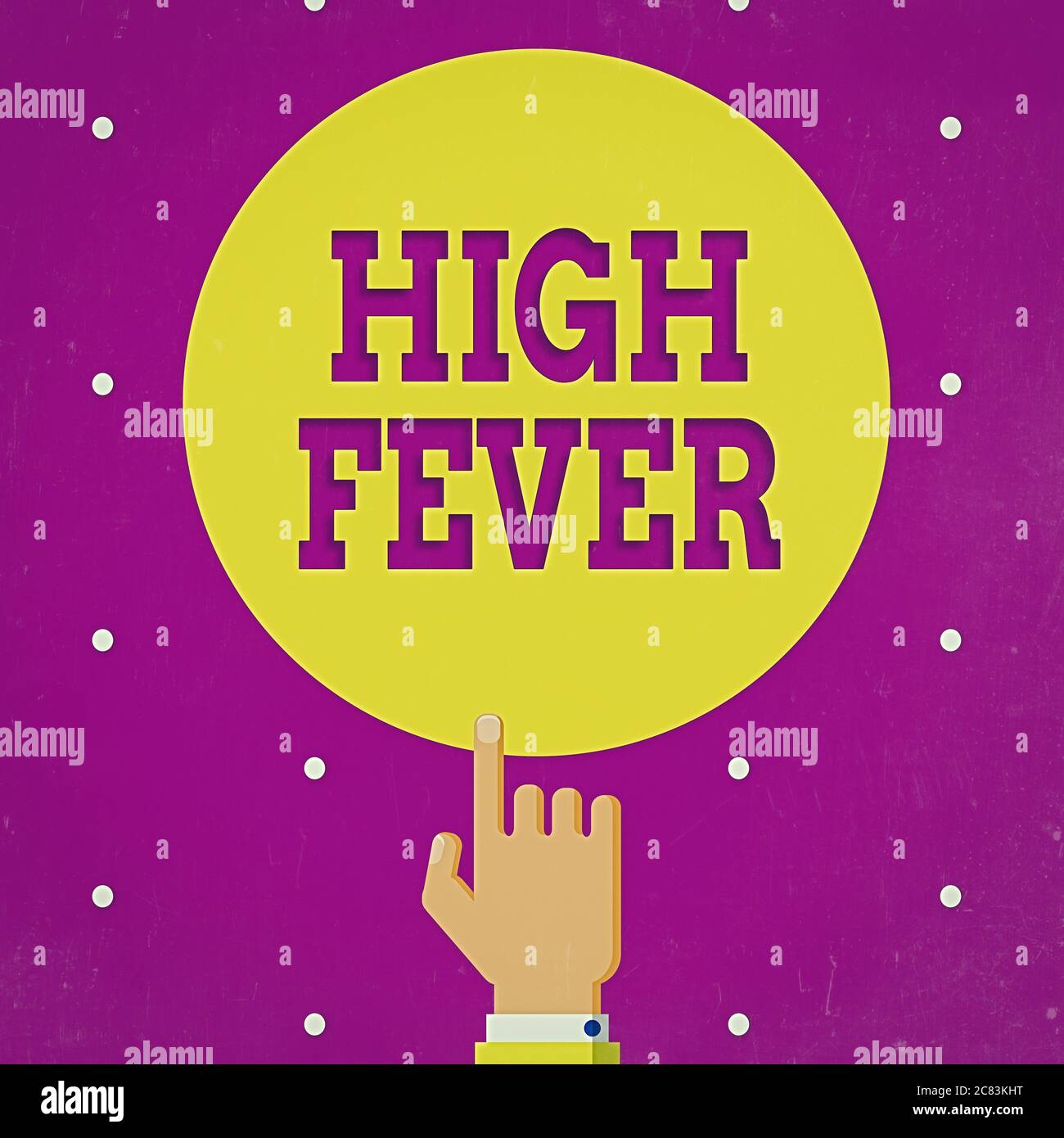 Conceptual hand writing showing High Fever. Concept meaning medical ...