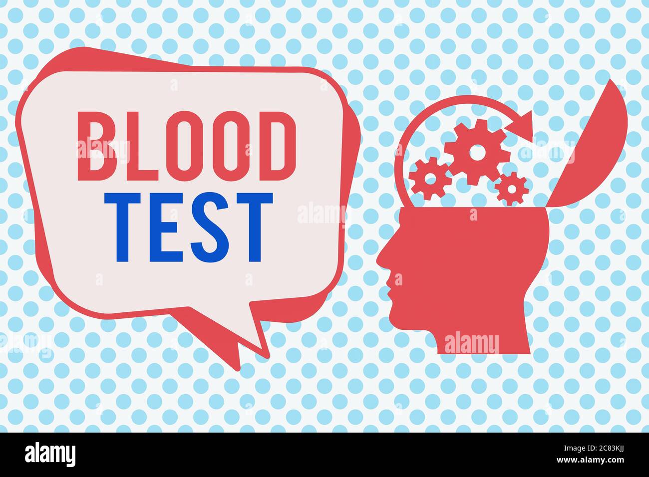 Writing note showing Blood Test. Business concept for Extracted blood ...