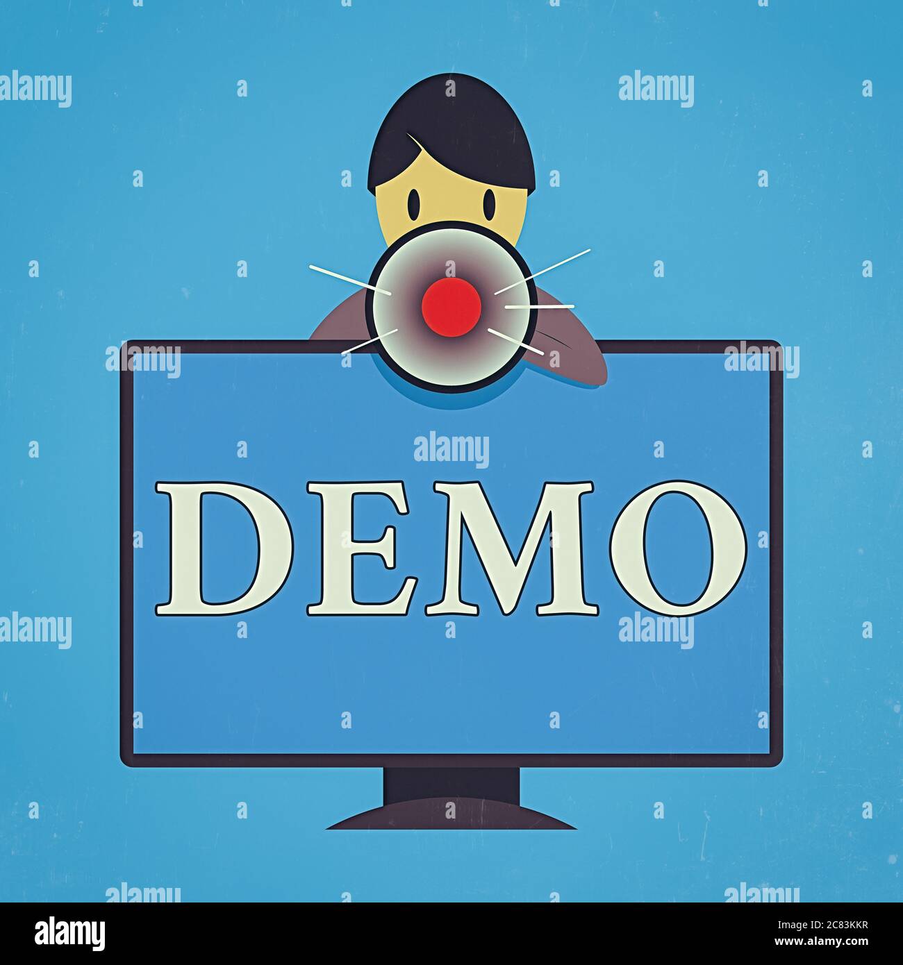 Word writing text Demo. Business photo showcasing exemplification ...