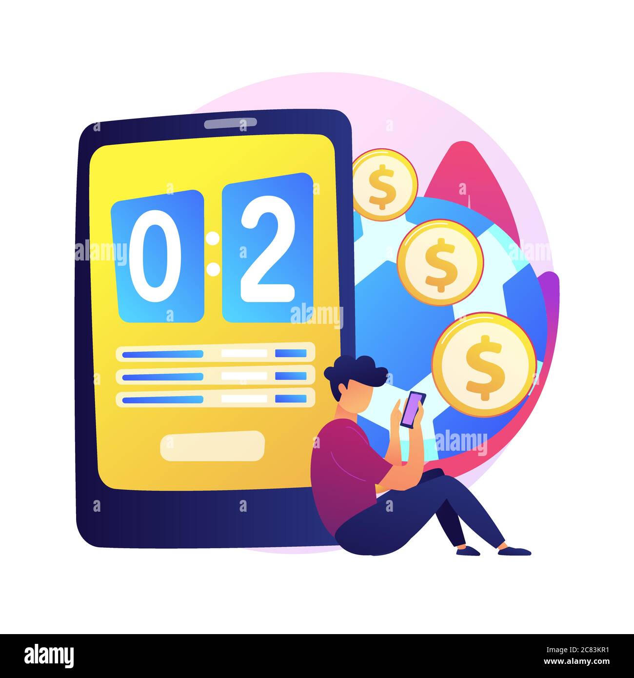 Football betting concept Cut Out Stock Images & Pictures - Alamy